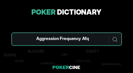 Aggression Frequency Afq in Poker: Definition, Formula, and Examples
